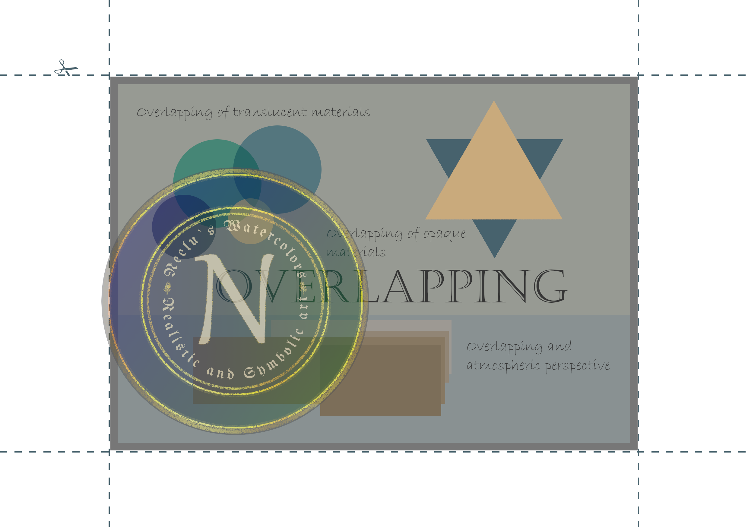 Art reference cards |Design principles |Overlapping |2 cards each 6 ...